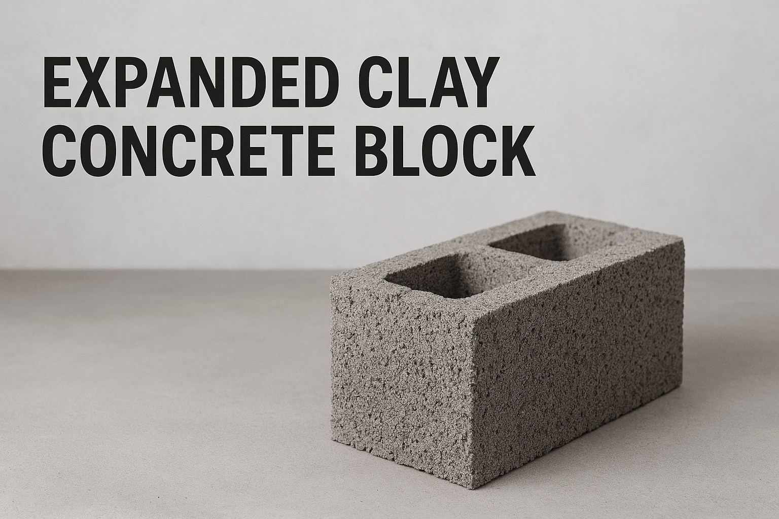 Quanto pesa um bloco de concreto de argila expandida? - Qual é o seu peso?