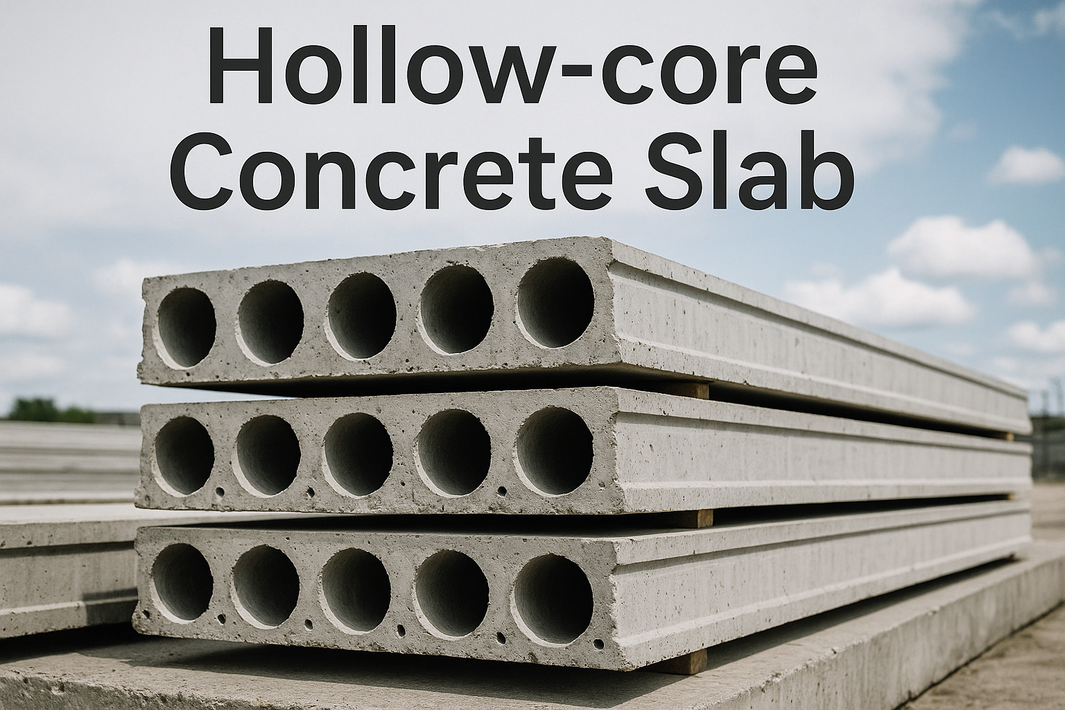 How Much Does a Hollow-Core Concrete Slab Weigh? - How Heavy Is It