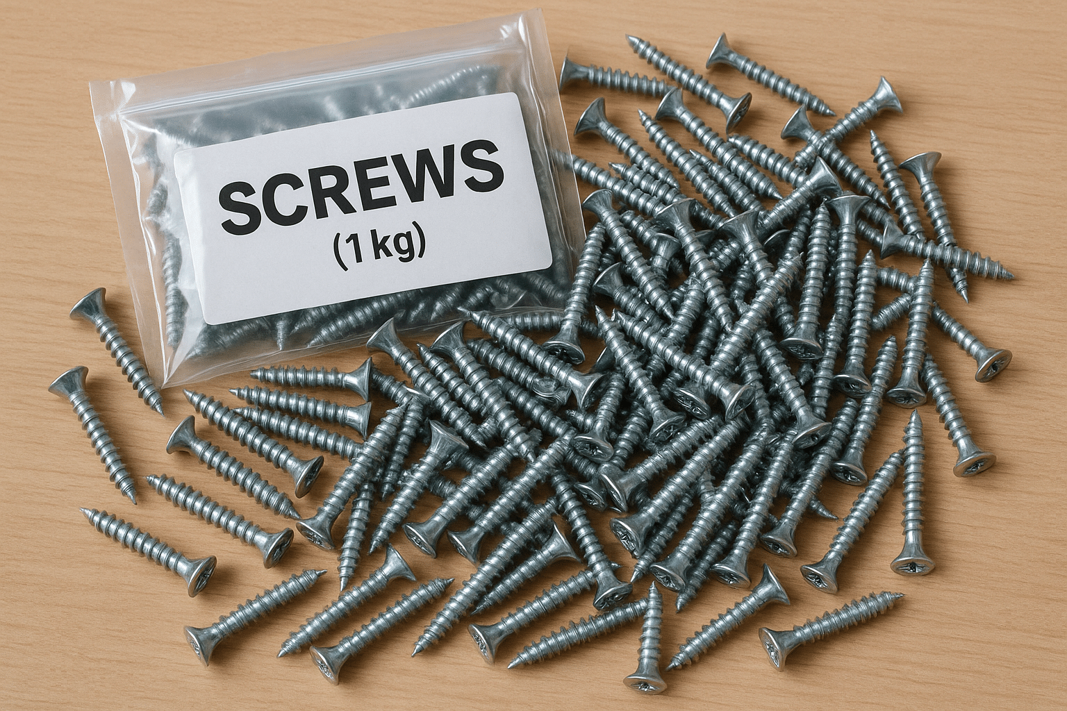Wie viel wiegt eine Schraube (1 kg)? - Wie schwer ist sie
